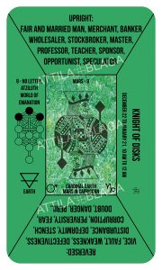 Knight of Disks – Esoteric and Divinatory Tarot